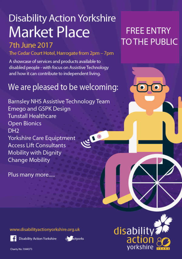Disability Action Yorkshire Poster - Emego